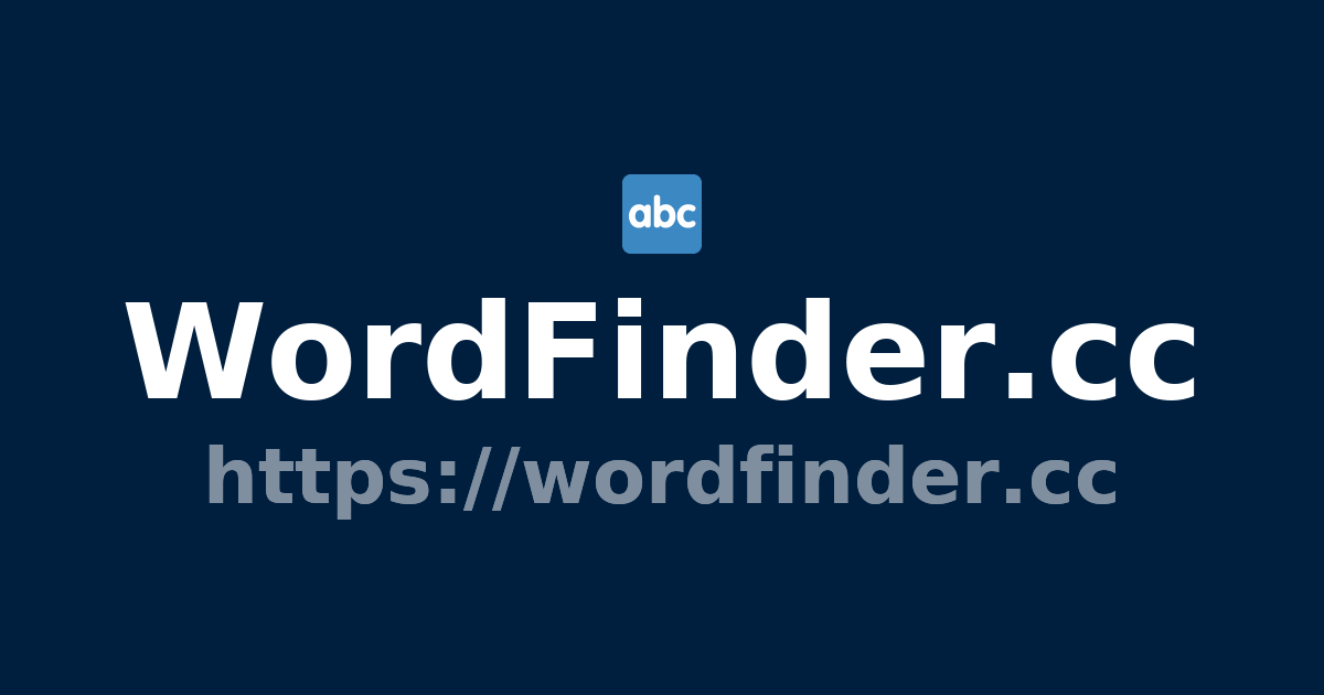 WordFinder.cc - Advanced Word Search & Pattern Matching Tool